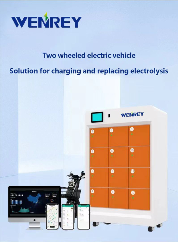 High-Power Battery Swapping Charging Station - 60V 45ah Public Charging ...